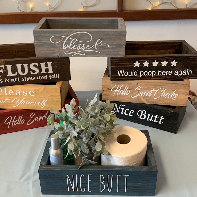 Back of Toilet Box - Etsy