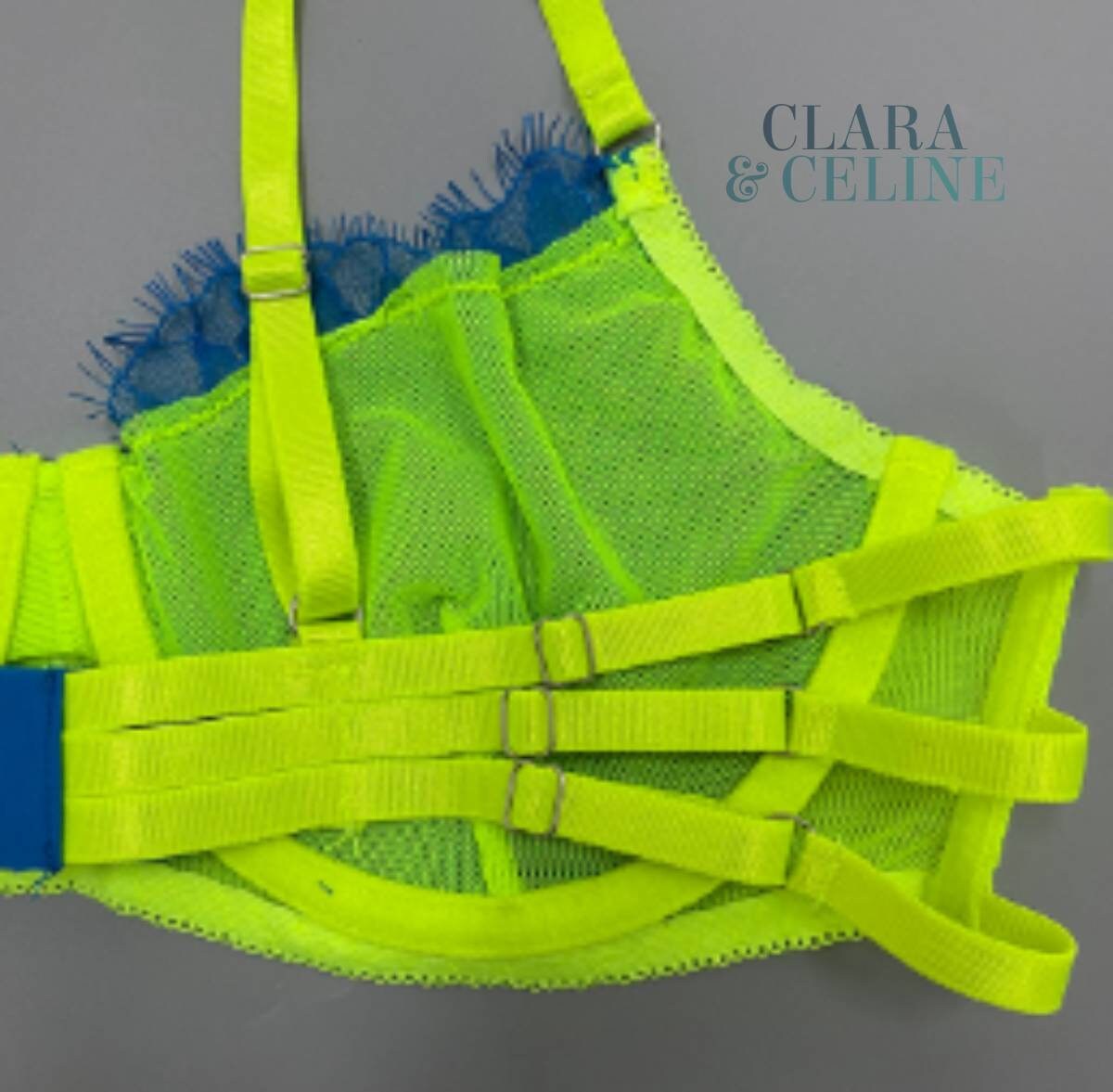 SEDUCTIVE Push-up Lace Lingerie Set Three-piece Underwear Underwired ...