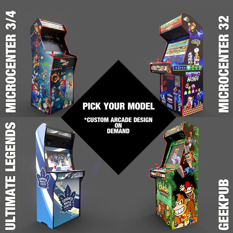 Custom Artwork for Arcade Machine - Etsy
