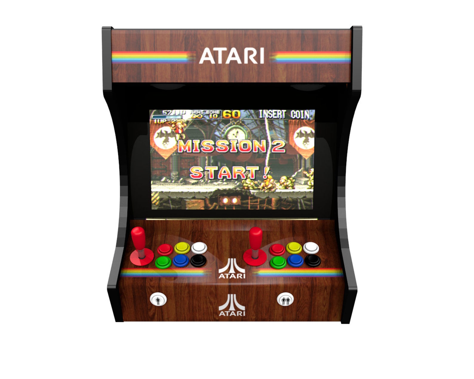 ATARI Arcade Cabinet Machine Artwork Graphics Vinyl, Arcade Cabinet ...