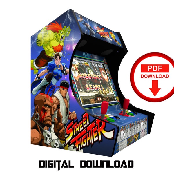 Street Fighter Cabinet Graphics - Etsy