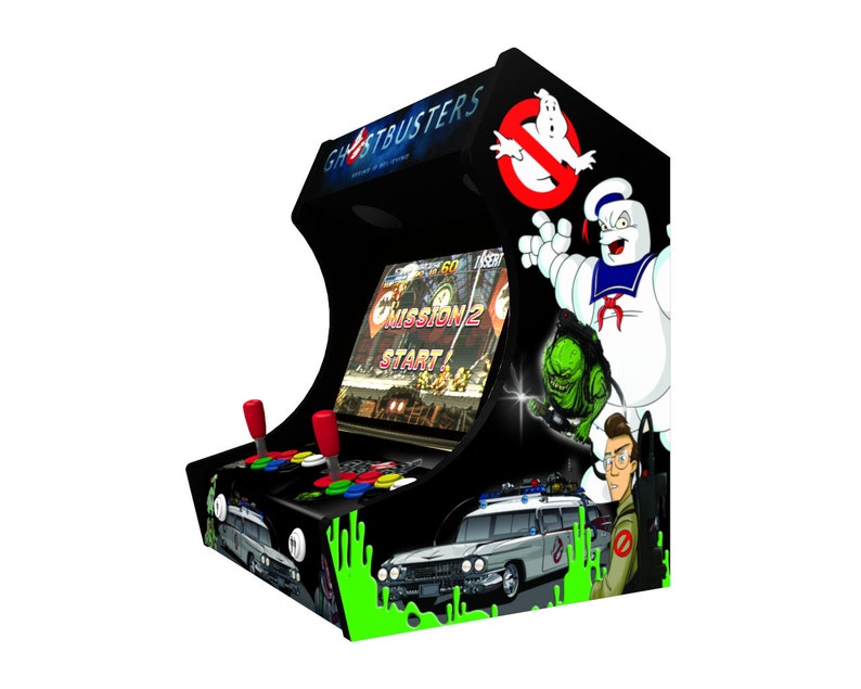 Ghostbusters Arcade Cabinet Machine Artwork Graphics Vinyl | Etsy