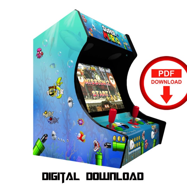 Mario Bros Arcade Machine - Etsy