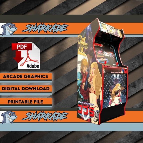 Space Adventure Cobra Arcade Cabinet Machine Artwork Graphics | Etsy