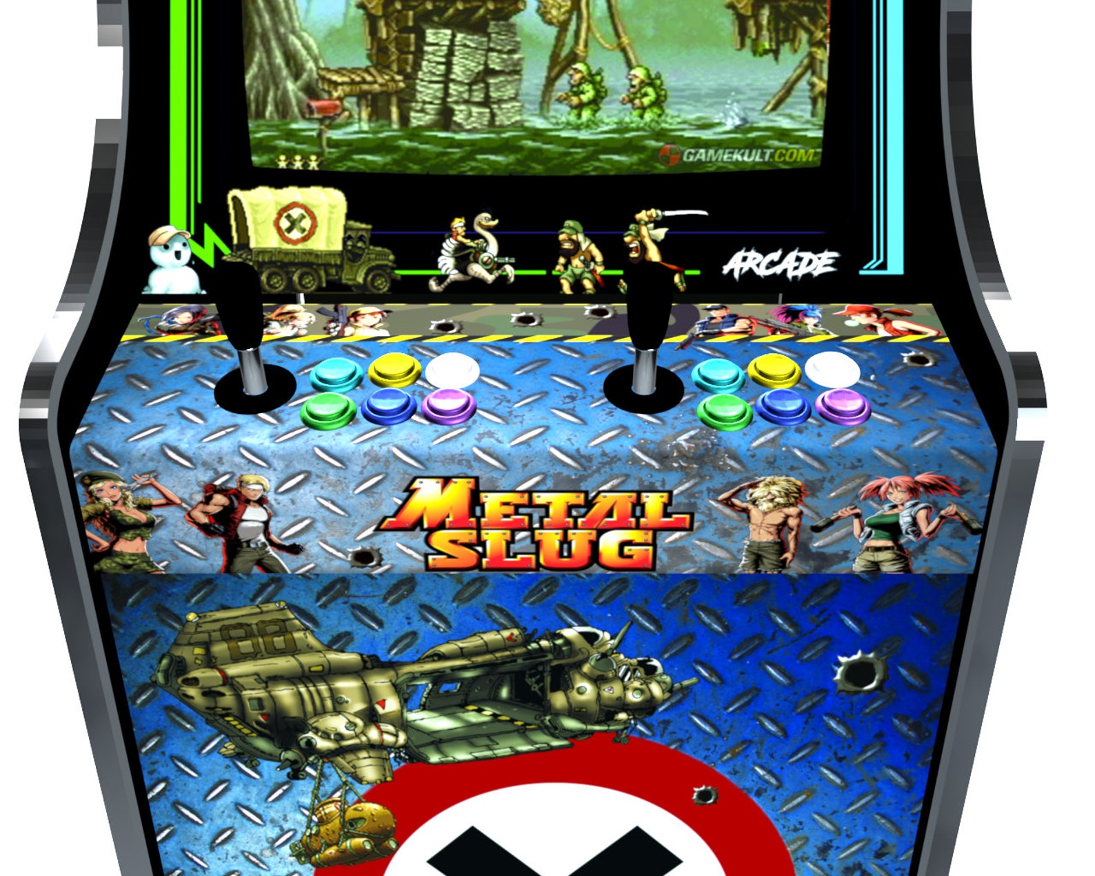 Metal Slug Arcade Cabinet Machine Artwork Graphics Vinyl - Etsy UK