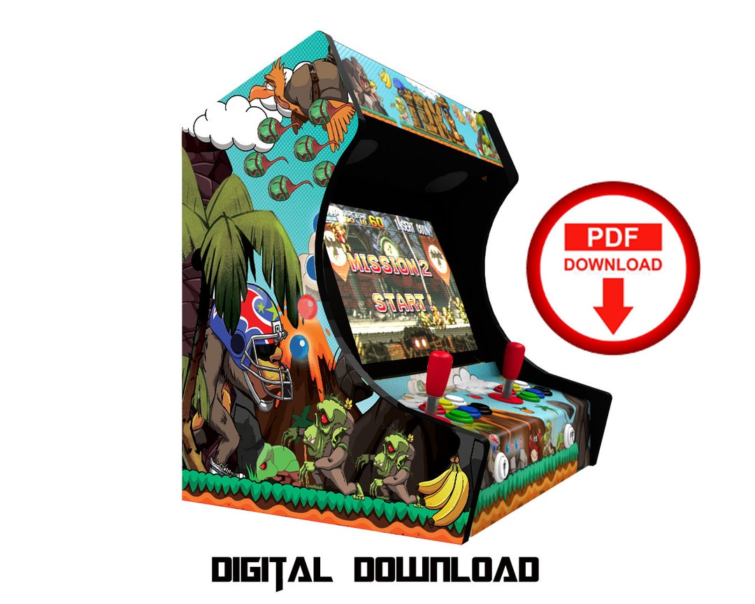TOKI Bartop Arcade Cabinet Machine Artwork Graphics Vinyl, Arcade ...