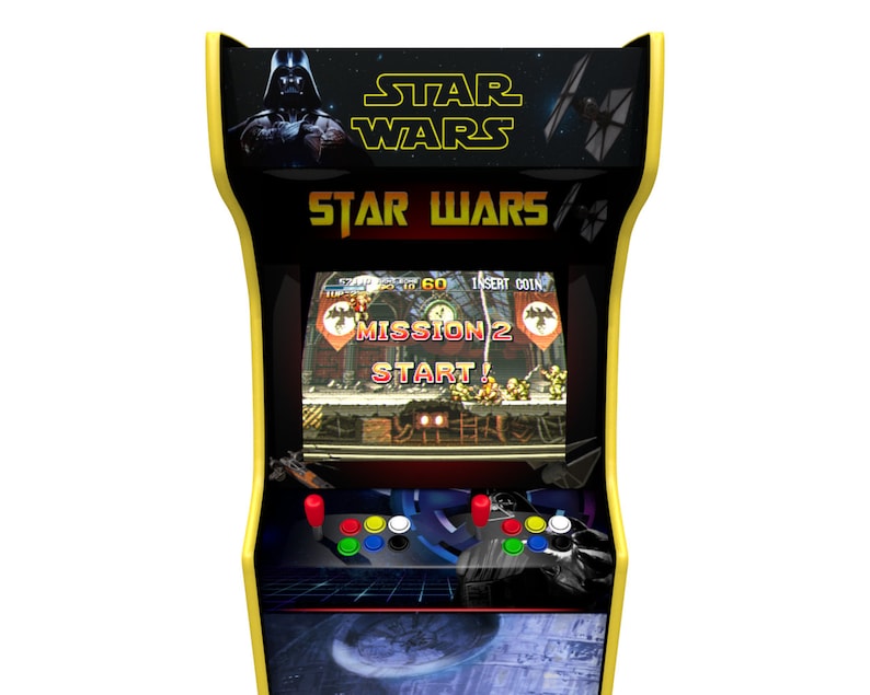 Star Wars Arcade Cabinet Machine Artwork Graphics Vinyl - Etsy