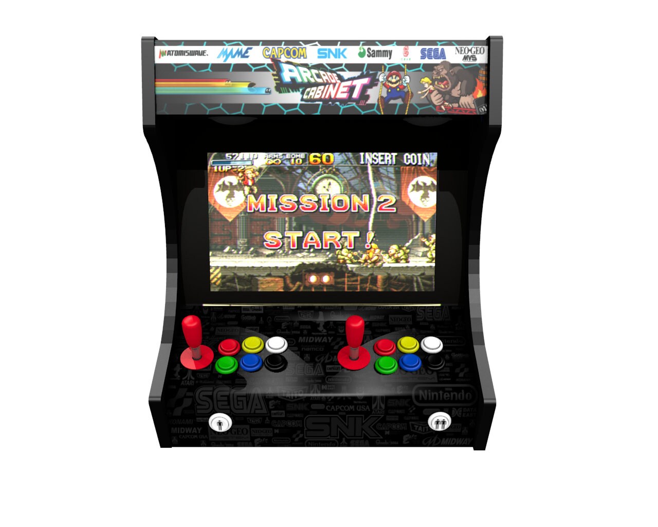 MULTICADE Arcade Cabinet Machine Artwork Graphics Vinyl, Arcade Cabinet ...