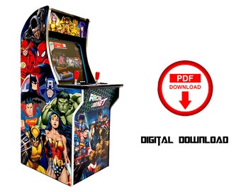 Arcade Cabinet Decals - Etsy