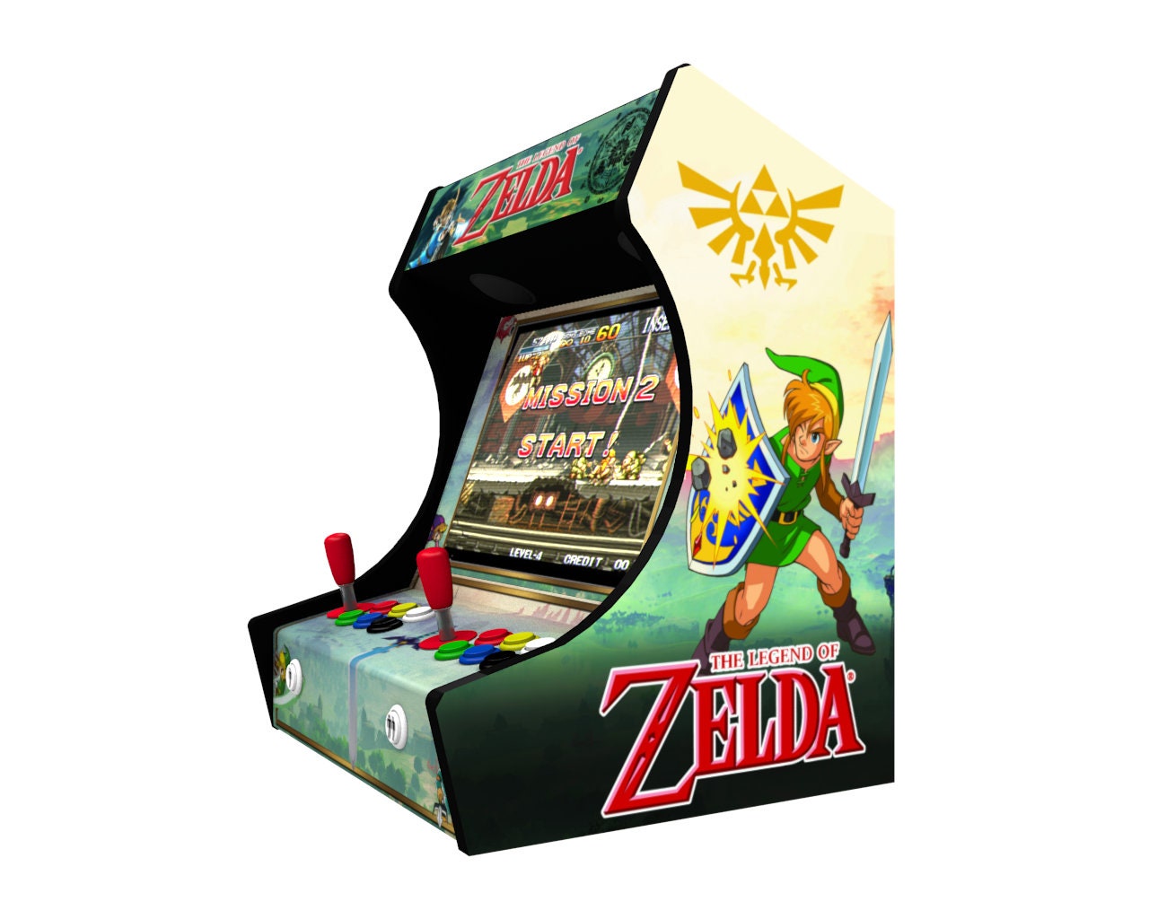 ZELDA Bartop Arcade Cabinet Machine Artwork Graphics Vinyl - Etsy UK