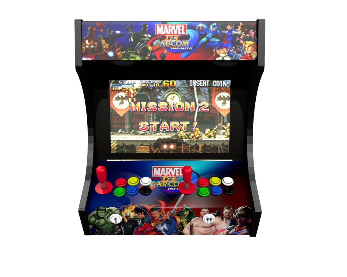 Marvel Vs Capcom Arcade Cabinet Machine Artwork Graphics | Etsy