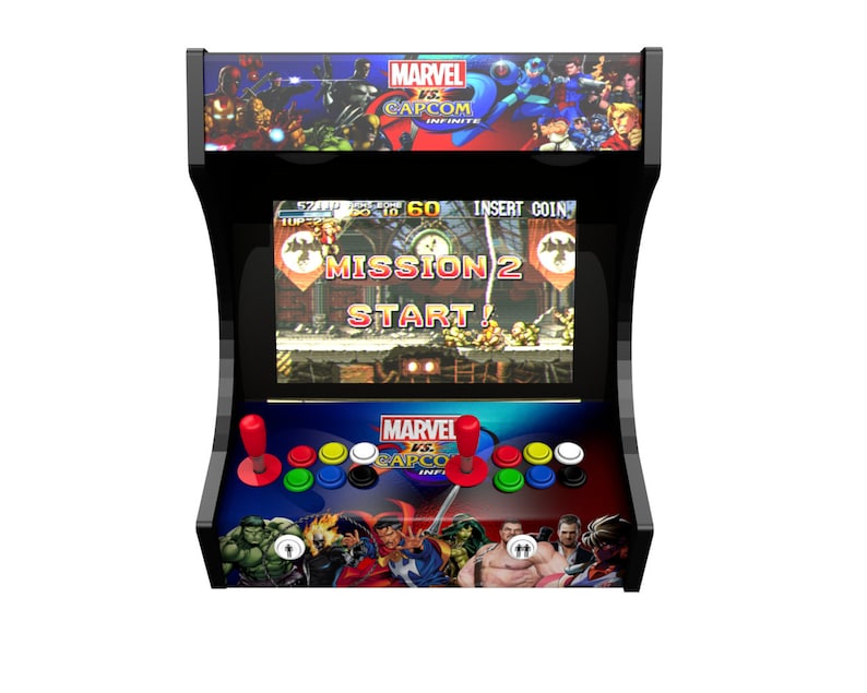 Marvel Vs Capcom Arcade Cabinet Machine Artwork Graphics | Etsy