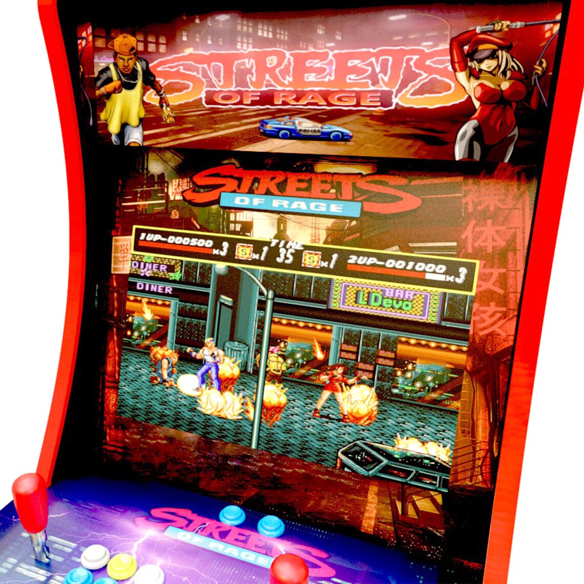 Street of Rage Arcade1up Cabinet Machine Artwork Graphics Pdf Download ...