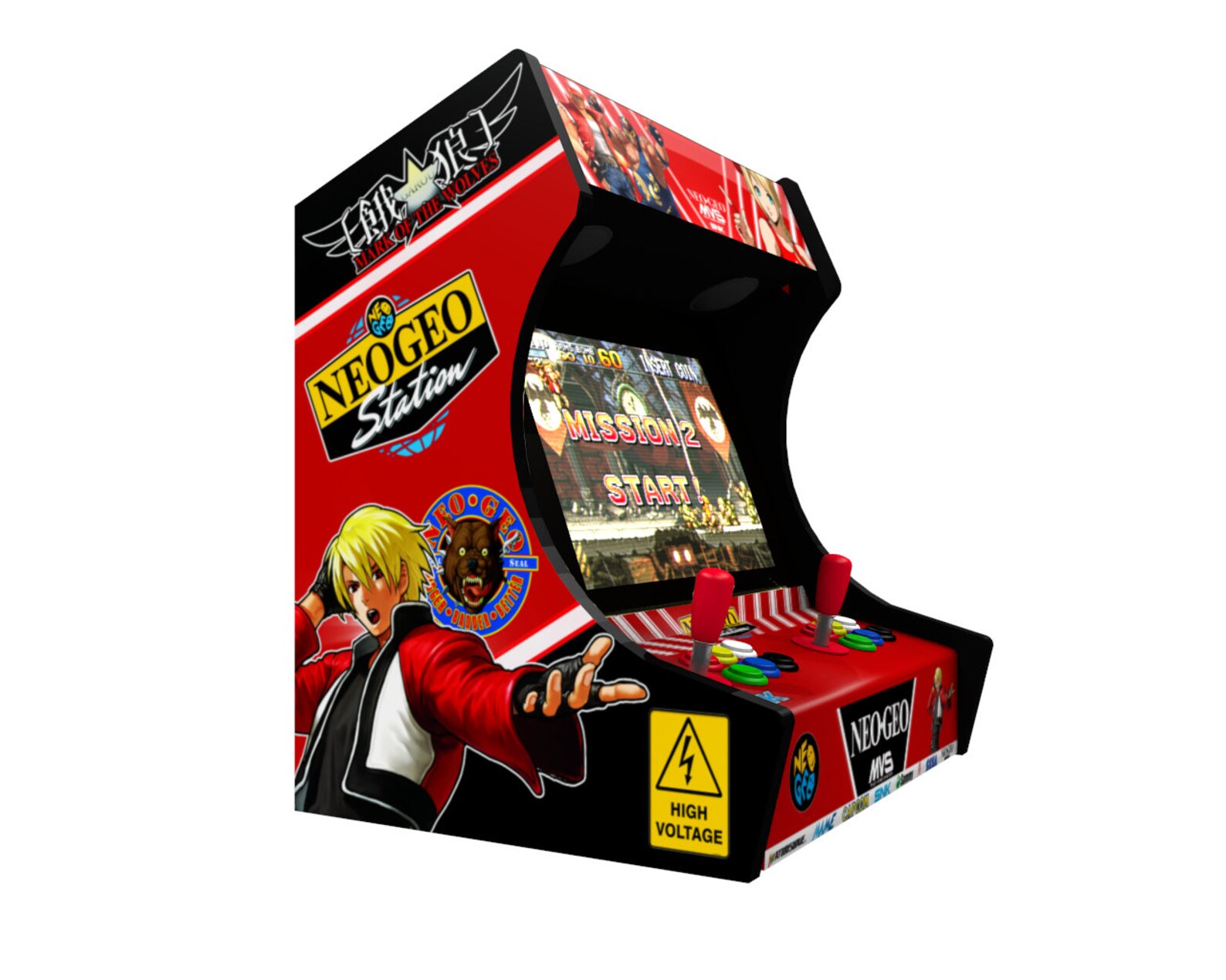 Neogeo Arcade cabinet machine artwork graphics vinyl arcade | Etsy