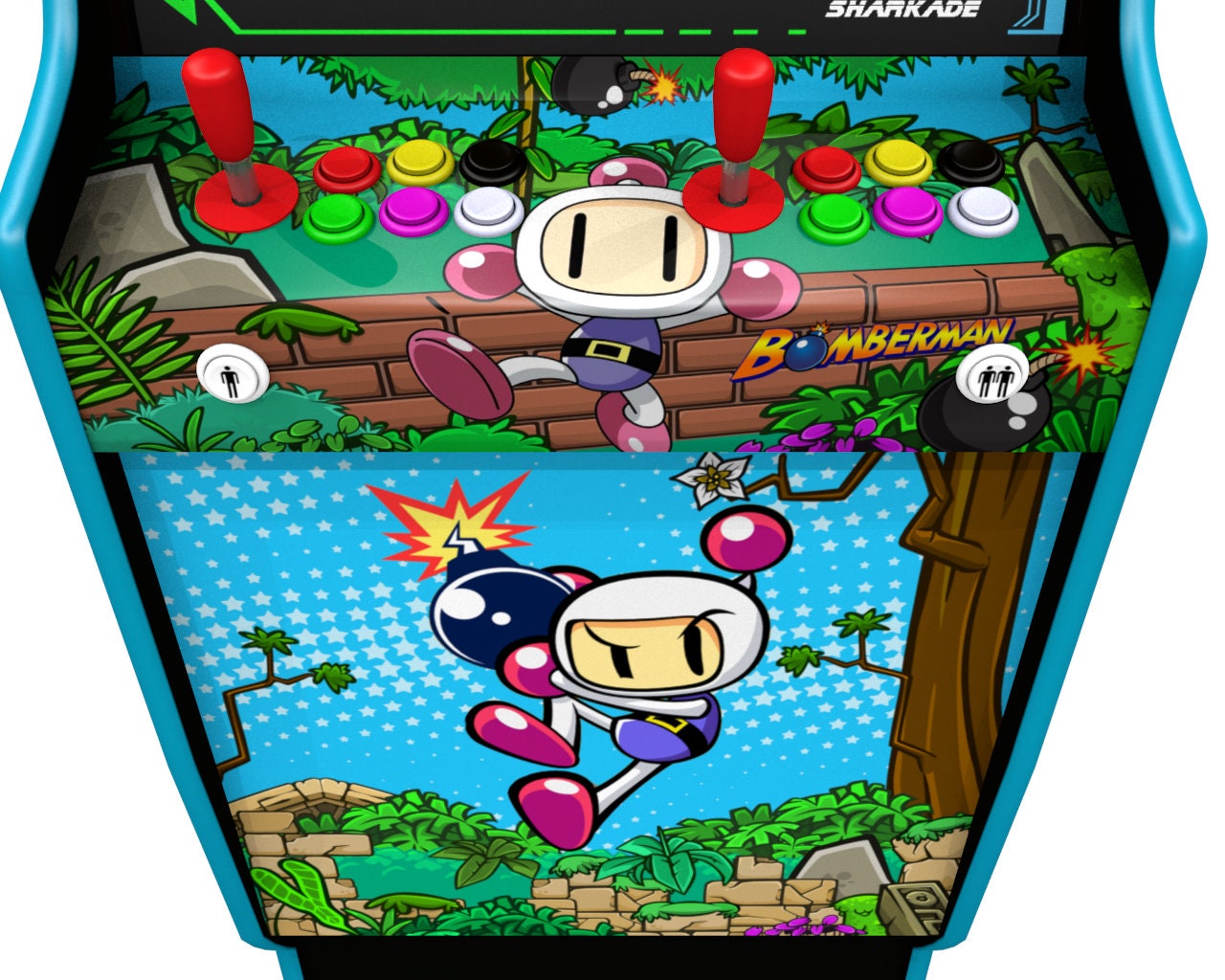 Bomberman Arcade Cabinet Machine Artwork Graphics Vinyl - Etsy