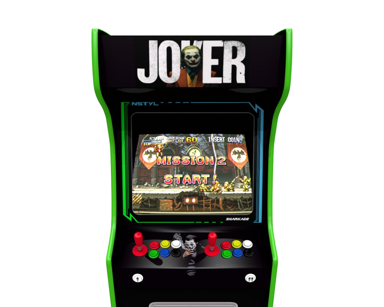 Joker Arcade Cabinet Machine Artwork Graphics Vinyl Arcade | Etsy