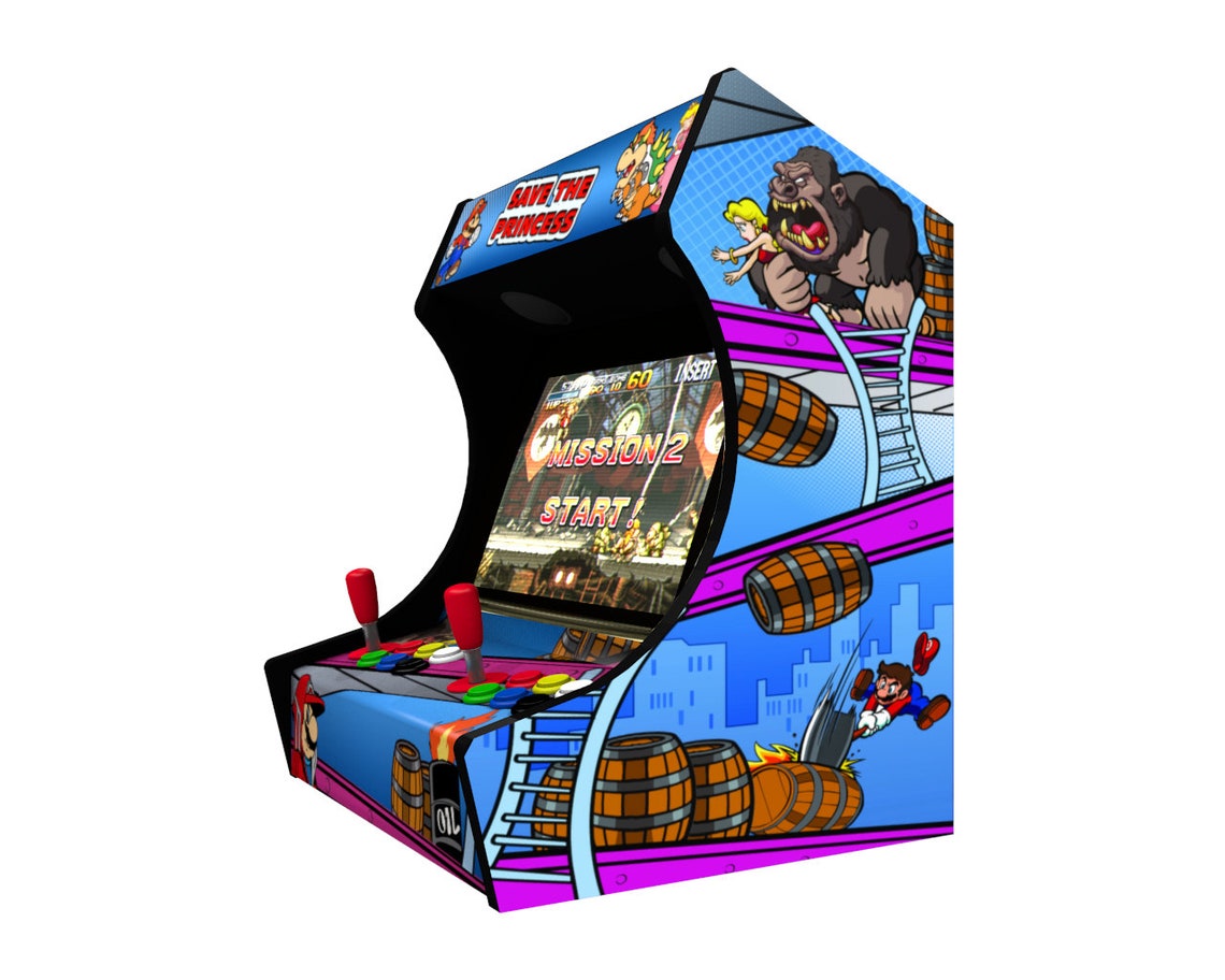 Donkey Kong Arcade Cabinet Machine Artwork Graphics Vinyl | Etsy