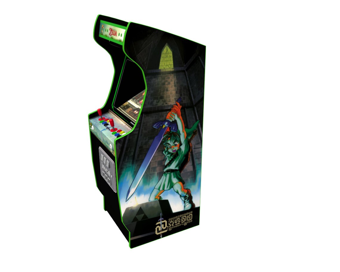 Zelda Arcade Cabinet Machine Artwork Graphics Vinyl Arcade - Etsy