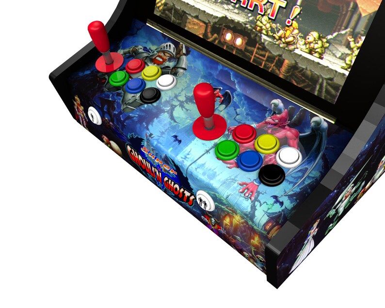 Ghouls'n Ghosts Arcade Cabinet Machine Artwork Graphics | Etsy