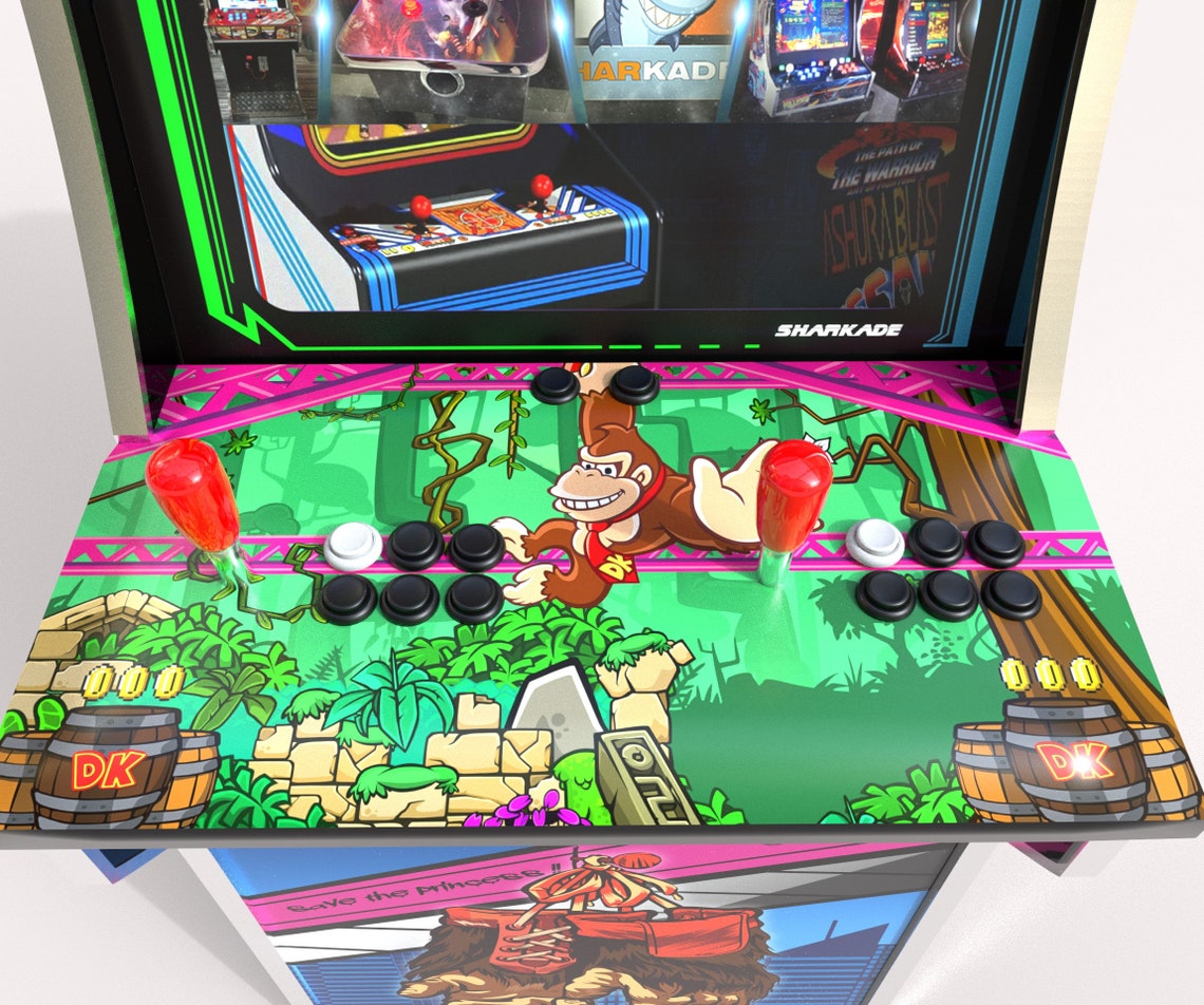 Donkey Kong Arcade1up Cabinet Machine Artwork Graphics Pdf Download ...