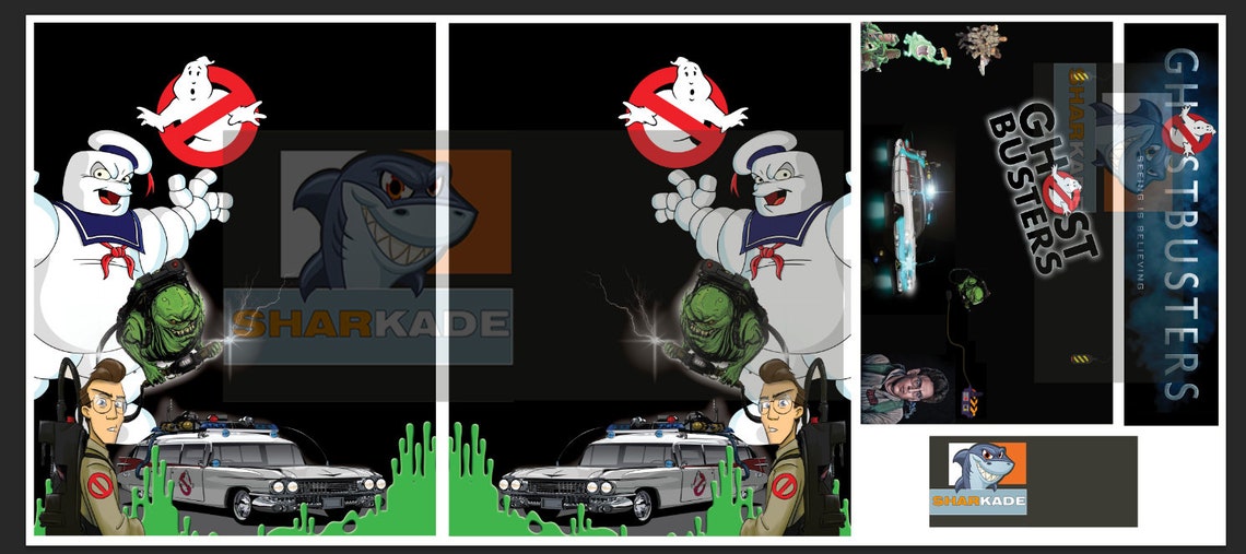 Ghostbusters Arcade Cabinet Machine Artwork Graphics Vinyl - Etsy
