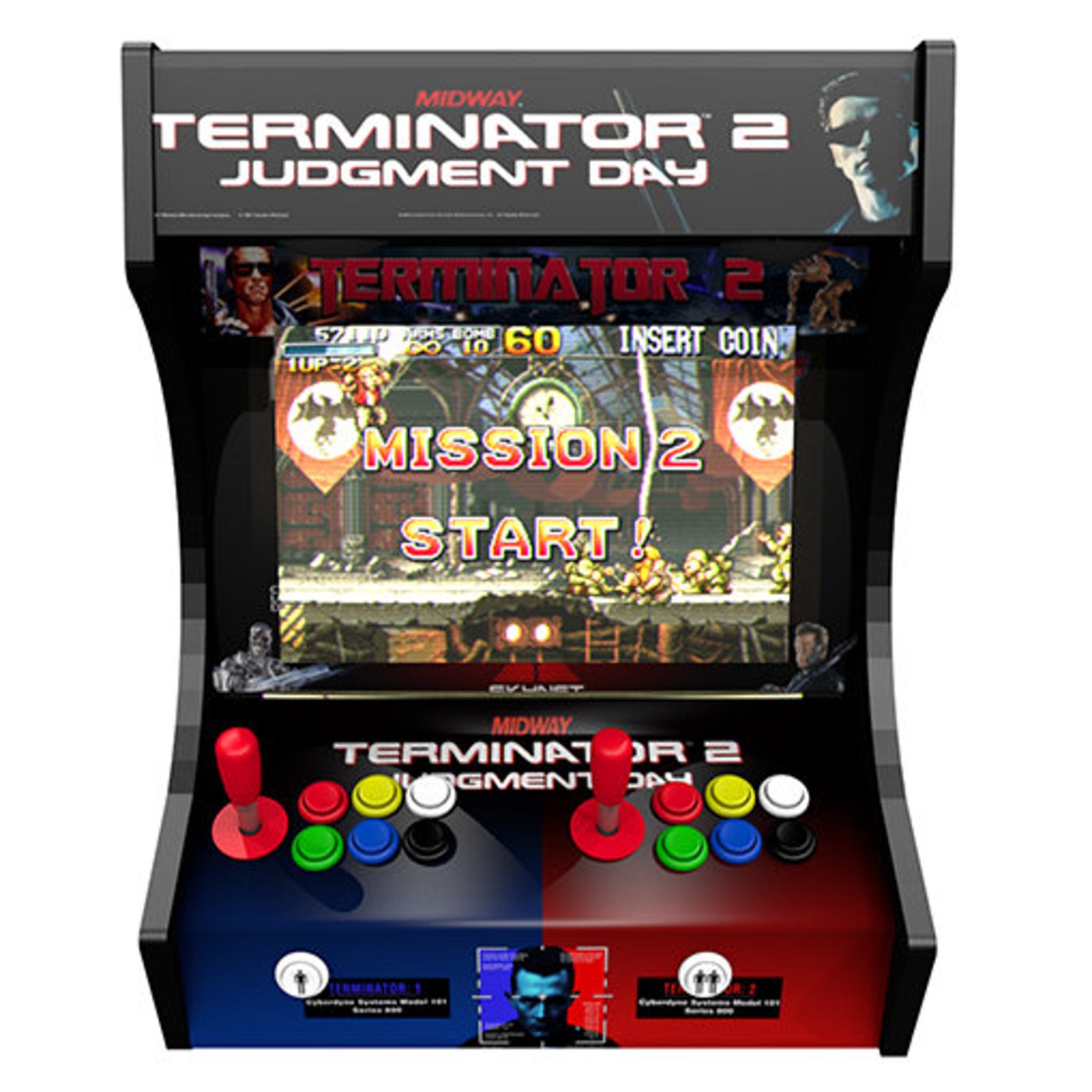 Terminator Bartop Arcade Cabinet Machine Artwork Graphics - Etsy