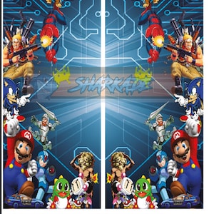 Multicade Arcade Cabinet Graphics, Vinyl Artwork Stickers (digital ...