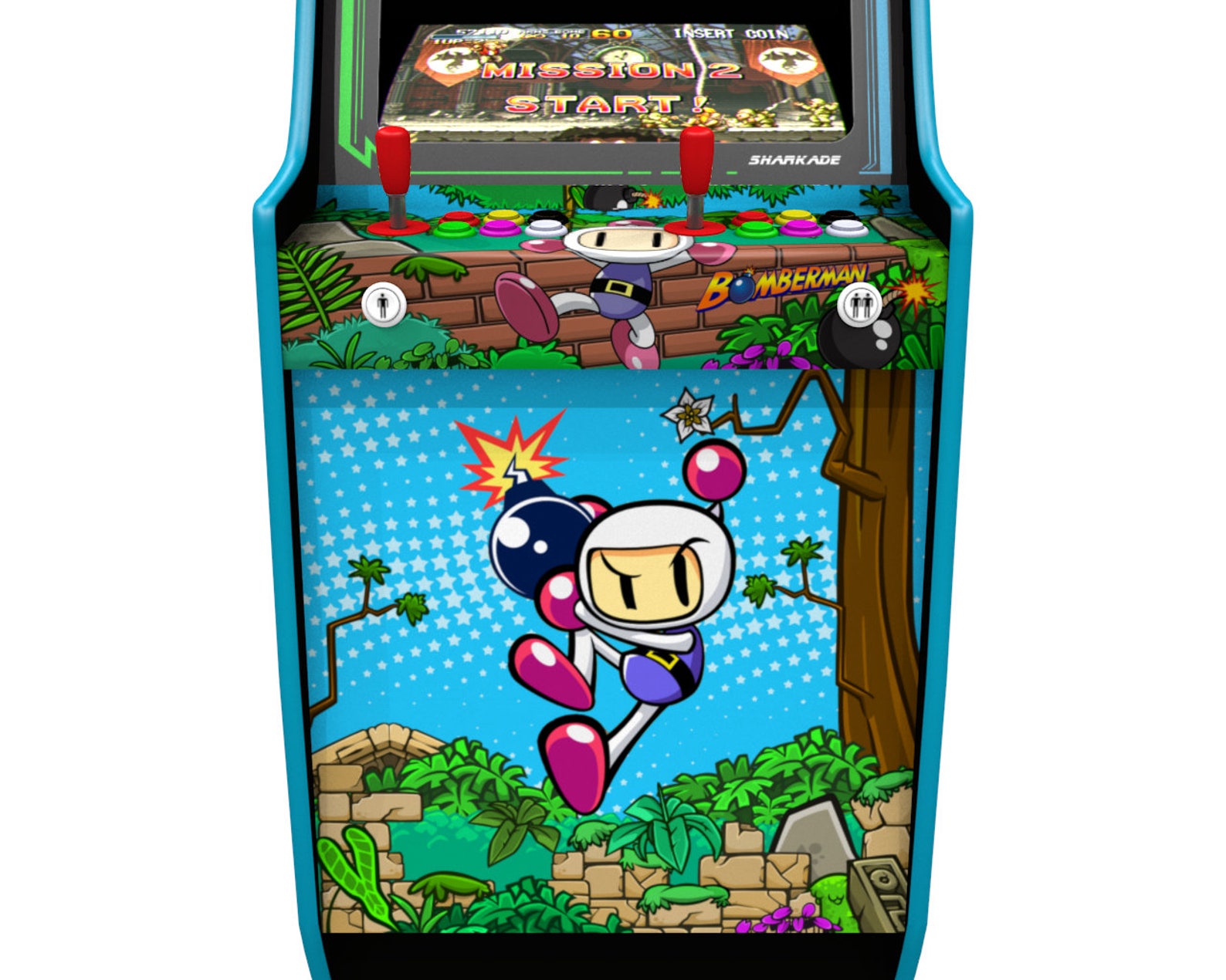 Bomberman Arcade Cabinet Artwork Graphics (digital Download) - Etsy