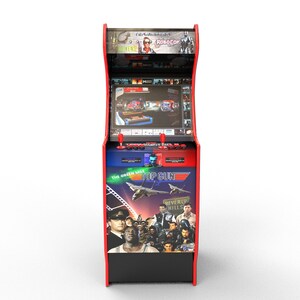 MOVIE TRIBUTE • Arcade Cabinet Machine Artwork • Digital Graphic ...