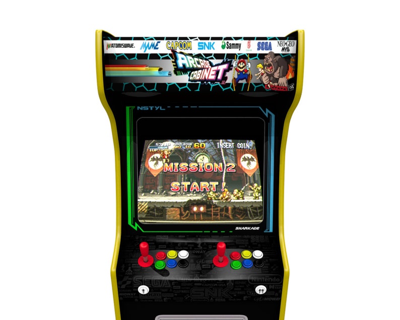 Multicade Arcade Cabinet Machine Artwork Graphics Vinyl, Arcade Cabinet ...