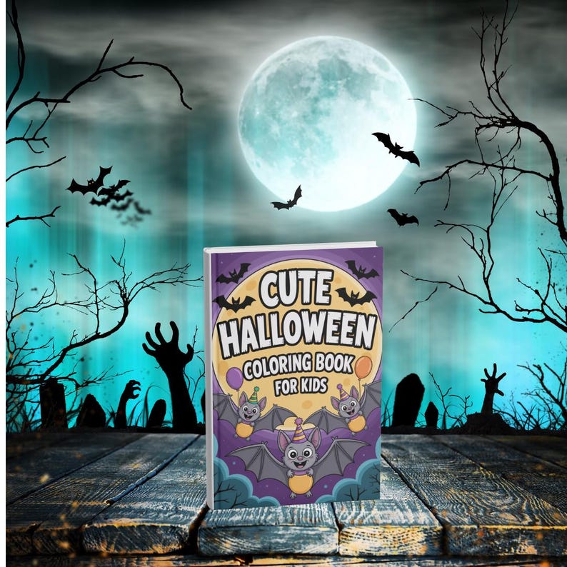 Halloween Coloring Pages for Kids, Halloween Spooky Bundle, Pumpkin and ...