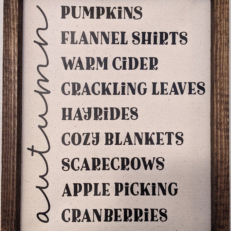 Reverse Canvas Sign - Etsy