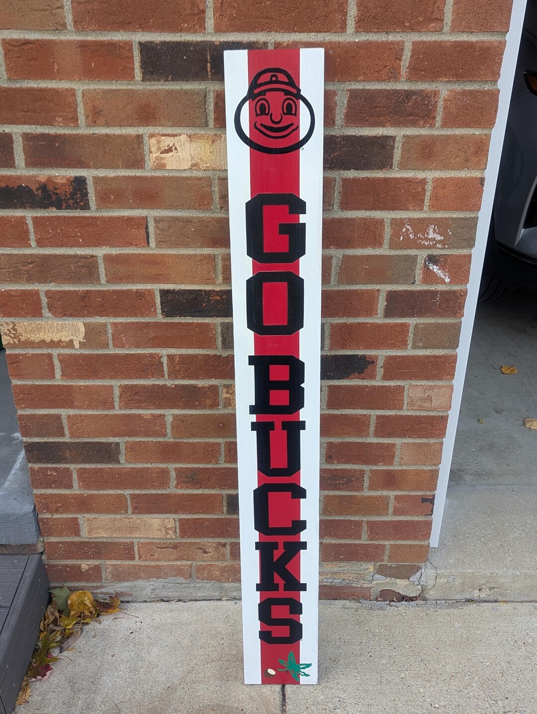 Ohio State Buckeyes Porch Leaner | Officially Licensed Collegiate Decor ...