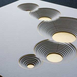 Layered paper wall art aries sign gift paper wall decor | Etsy