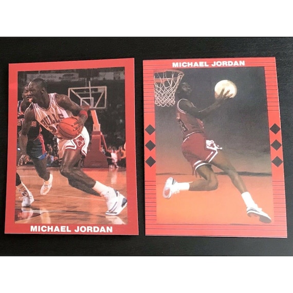 SET OF 2 90s Michael Jordan Dunk Moon Layup Air Jordan Bulls | Etsy