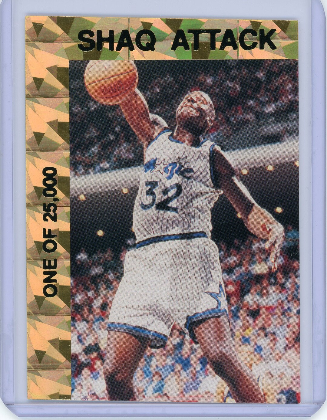 93 Shaq Oneal 32 Magic Ballstreet News Slam Dunk Shaq Attack Basketball ...