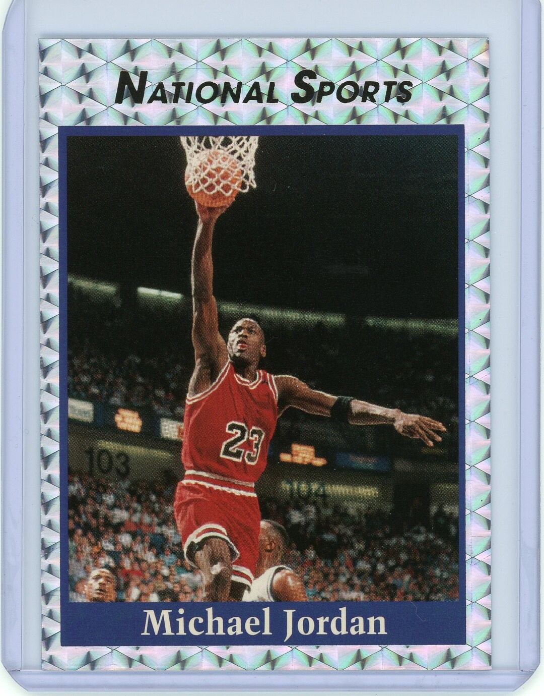 Michael Jordan 23 High Slam Dunk Unc College Chicago Bulls Basketball ...