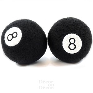 Handmade 8 Ball Sphere Pillow: Tufted Snooker Decor Cushion - Etsy
