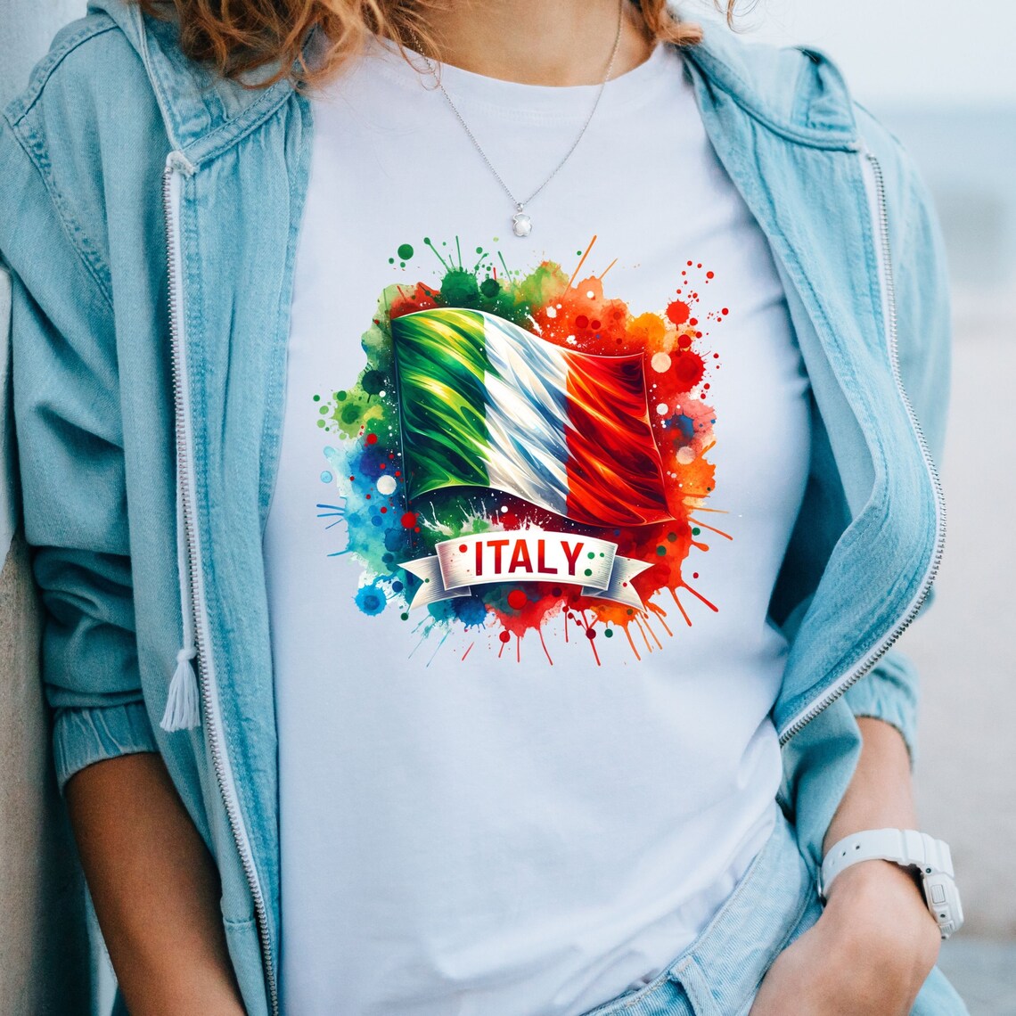 Italy Tshirt Sublimation Design PNG Italy Flag Shirt Italy Vacation ...