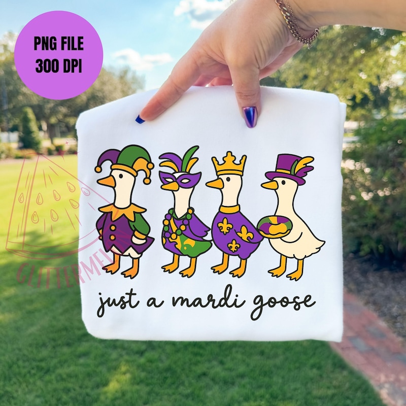 Just a Mardi Goose Shirt - Etsy