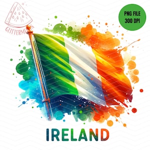 Ireland Tshirt Sublimation Design PNG Ireland Flag PNG Proud Irish ...