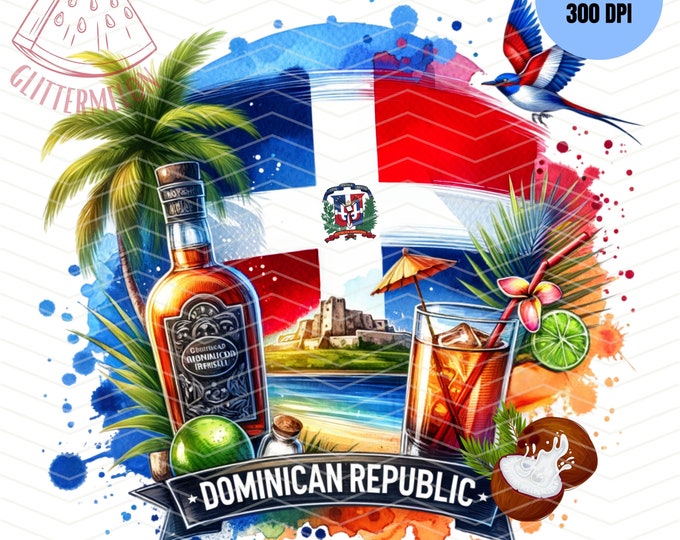 Dominican Republic Custom Design - Etsy