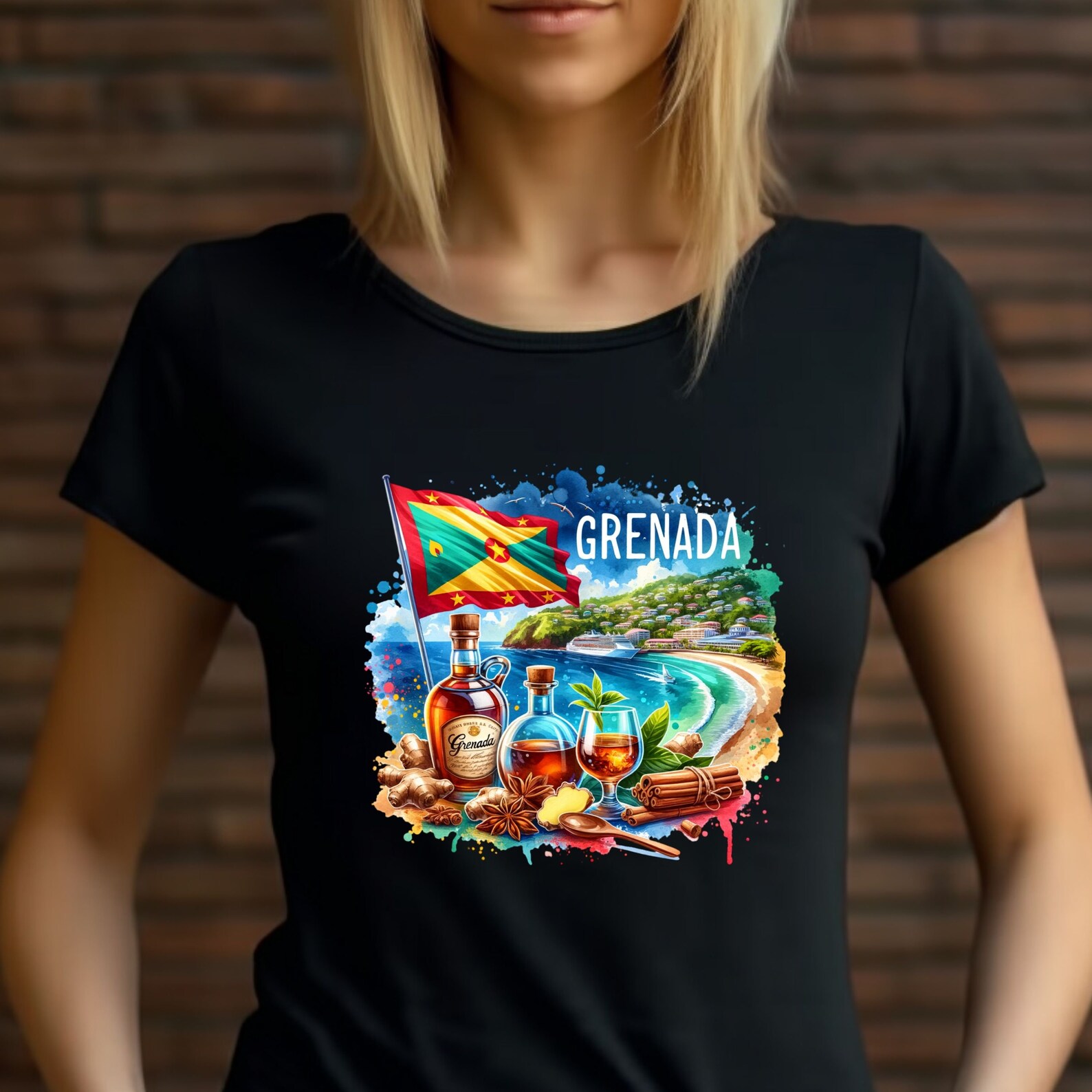 Grenada Tshirt Sublimation Design Grenada Girls Trip 2025 Caribbean ...