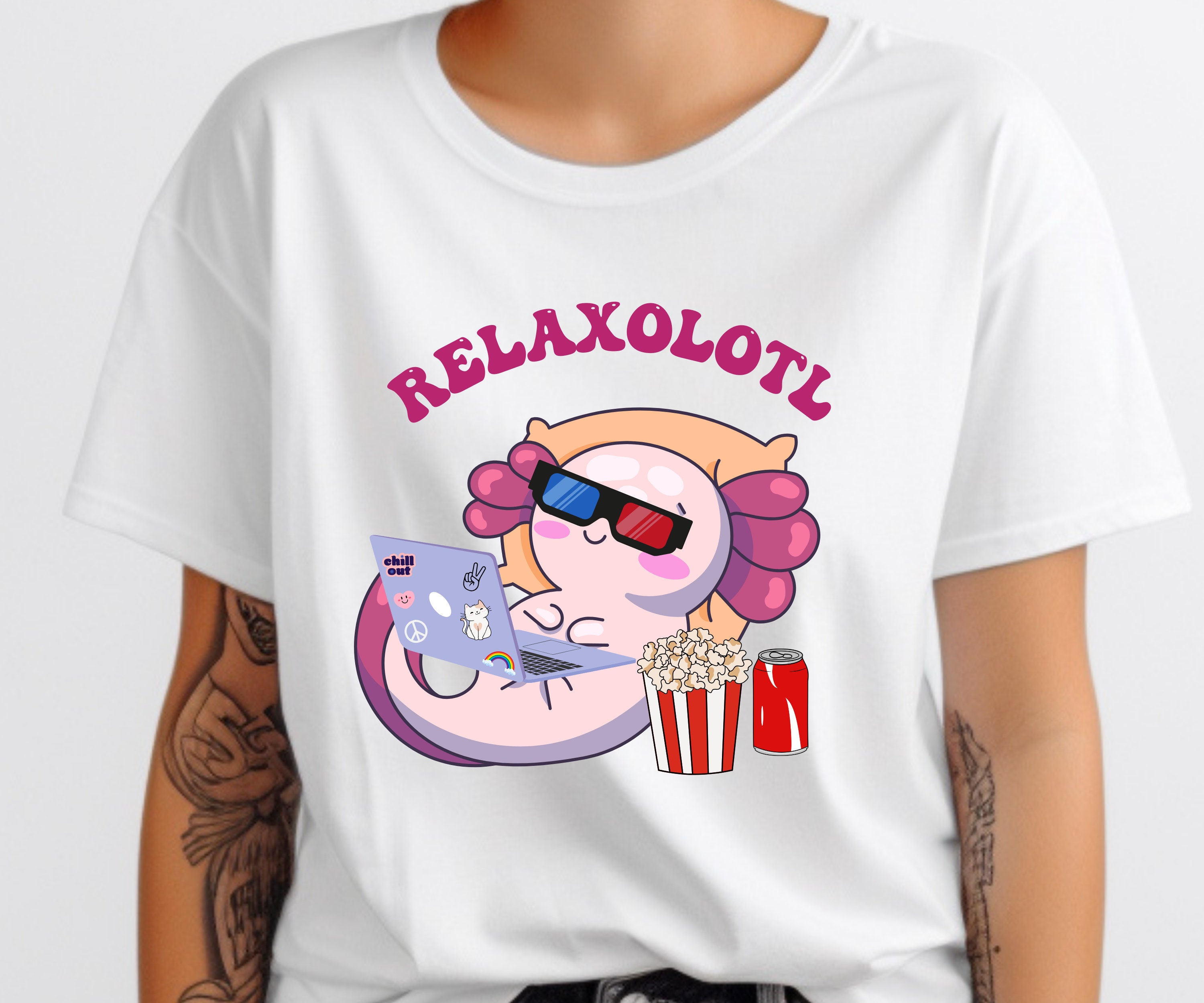 Relaxolotl PNG Axolotl Shirt Axolotl Lover Tshirt Digital - Etsy