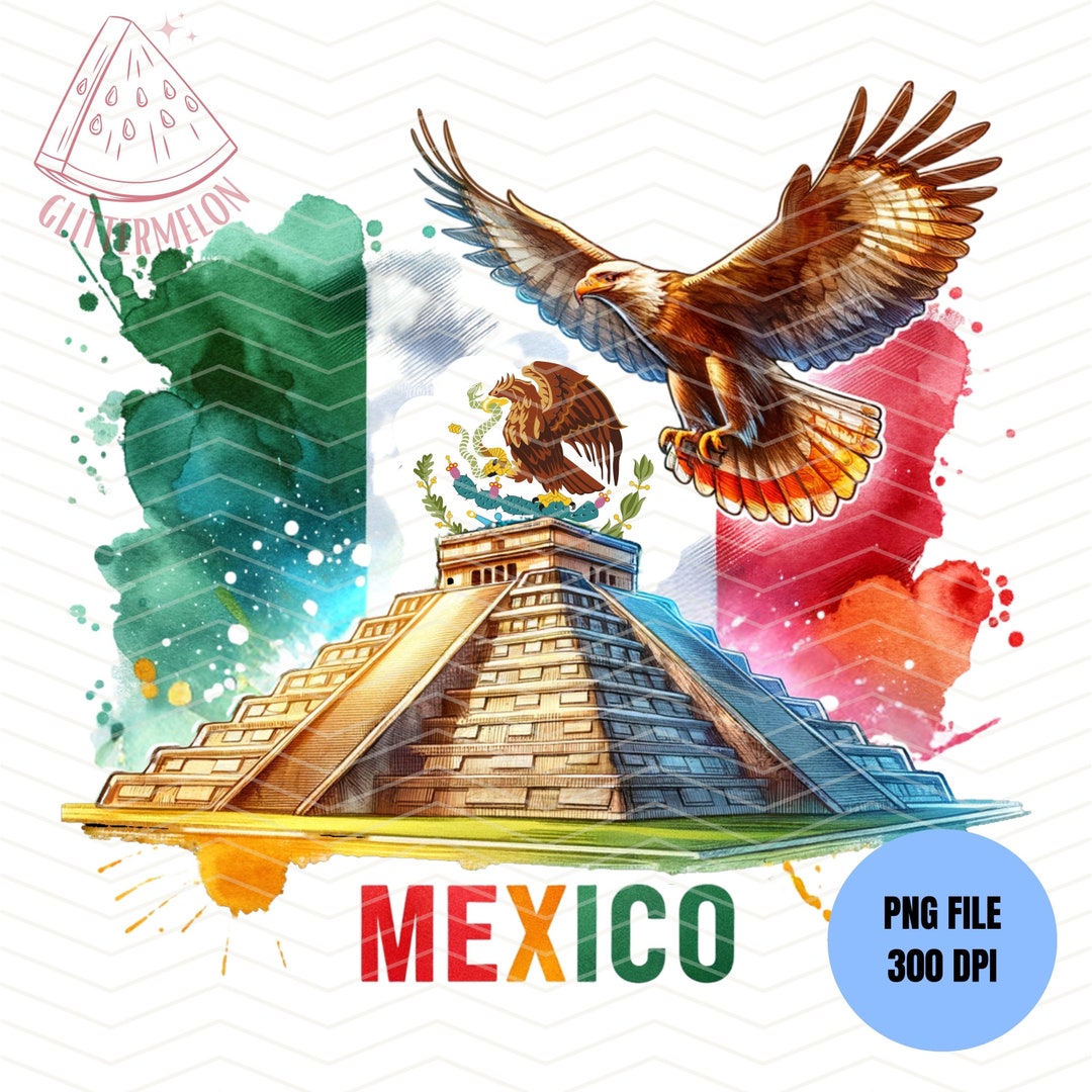 Mexico Tshirt Sublimation Design PNG Mexico Flag Mexico Trip Mexico ...