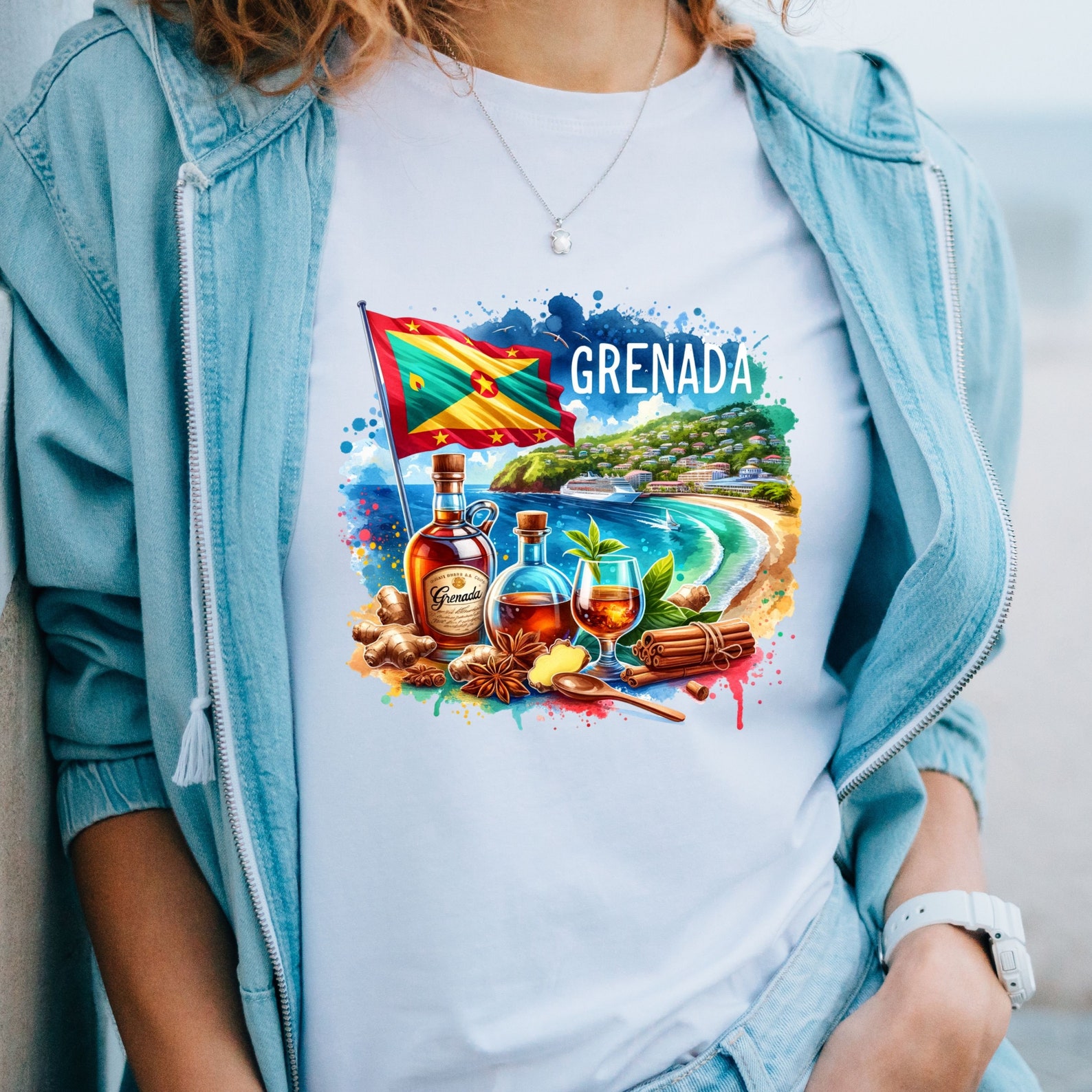 Grenada Tshirt Sublimation Design Grenada Girls Trip 2025 Caribbean ...