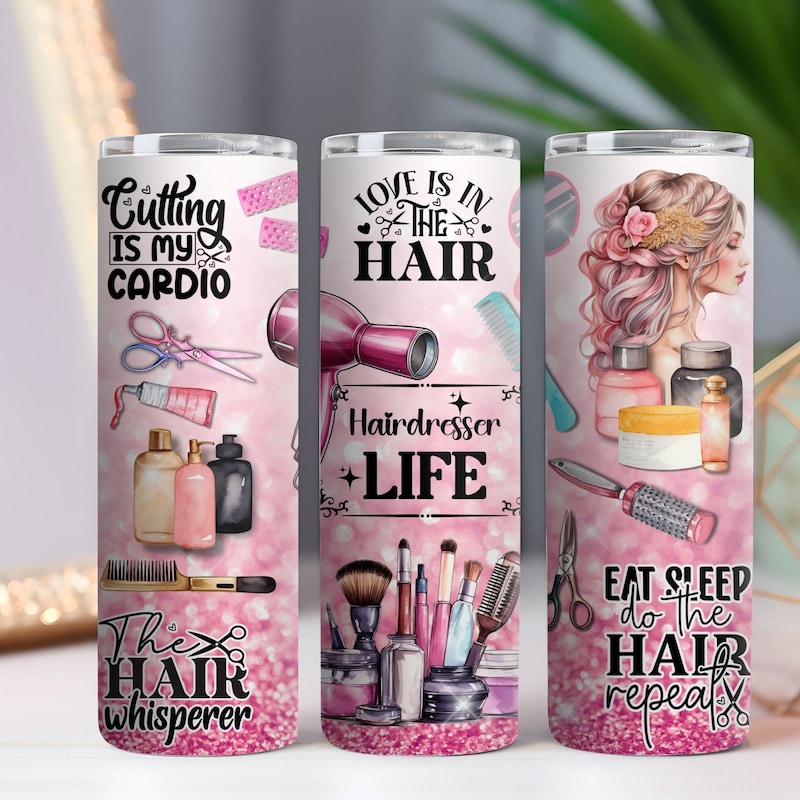 Hairdresser Tumbler Png - Etsy UK