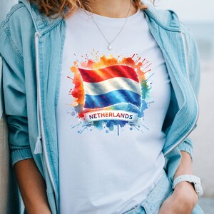 Netherlands Tshirt Sublimation Design PNG Netherlands Flag Proud Dutch ...
