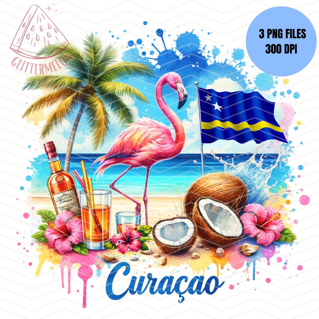 Curaçao Girls Trip PNG, Flamingo Beach Design (digital Download) - Etsy