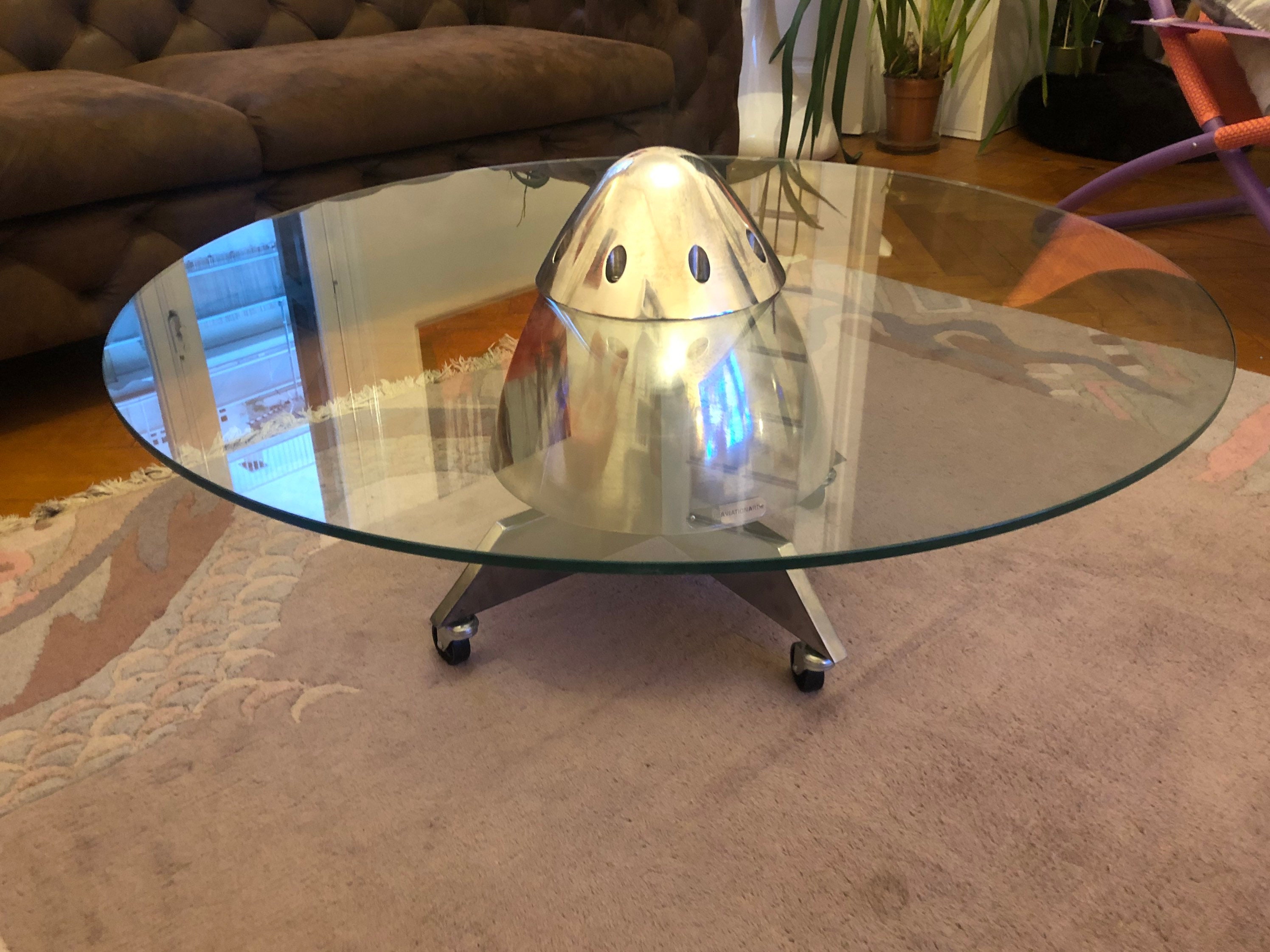Jet Engine Coffee Table | Tables by Beaumont Flying Art – QLLGGY
